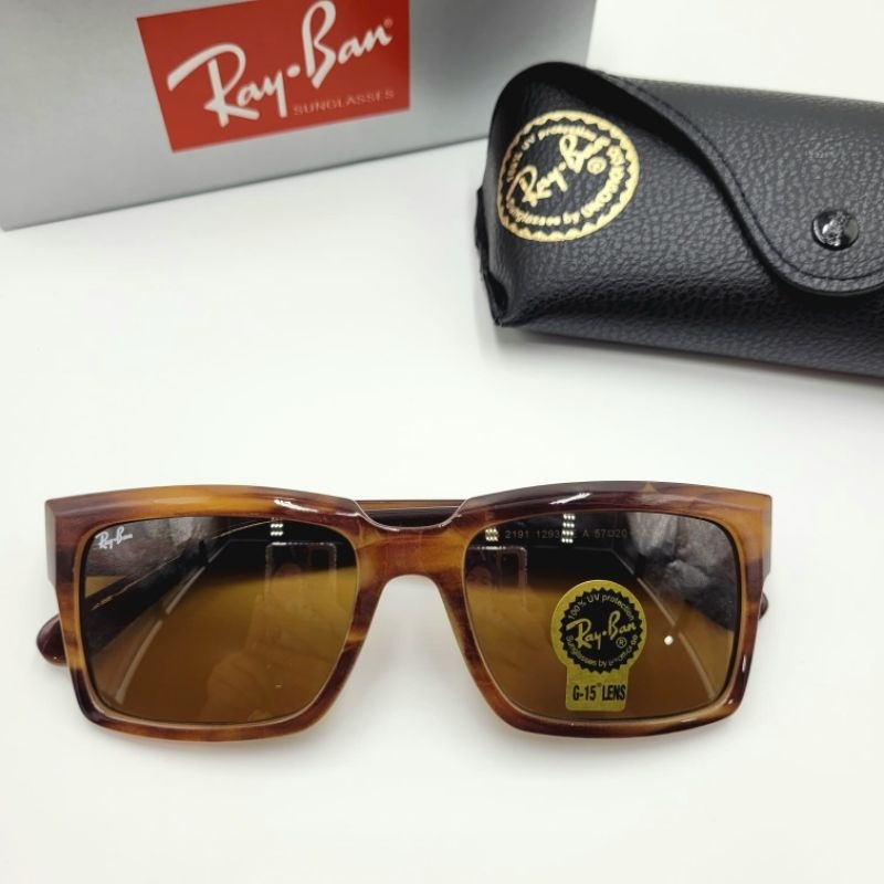 แว่นตากันแดด Ray Ban Inverness 2191 ทรงสี่เหลี่ยม 6 สี | Shopee Thailand
