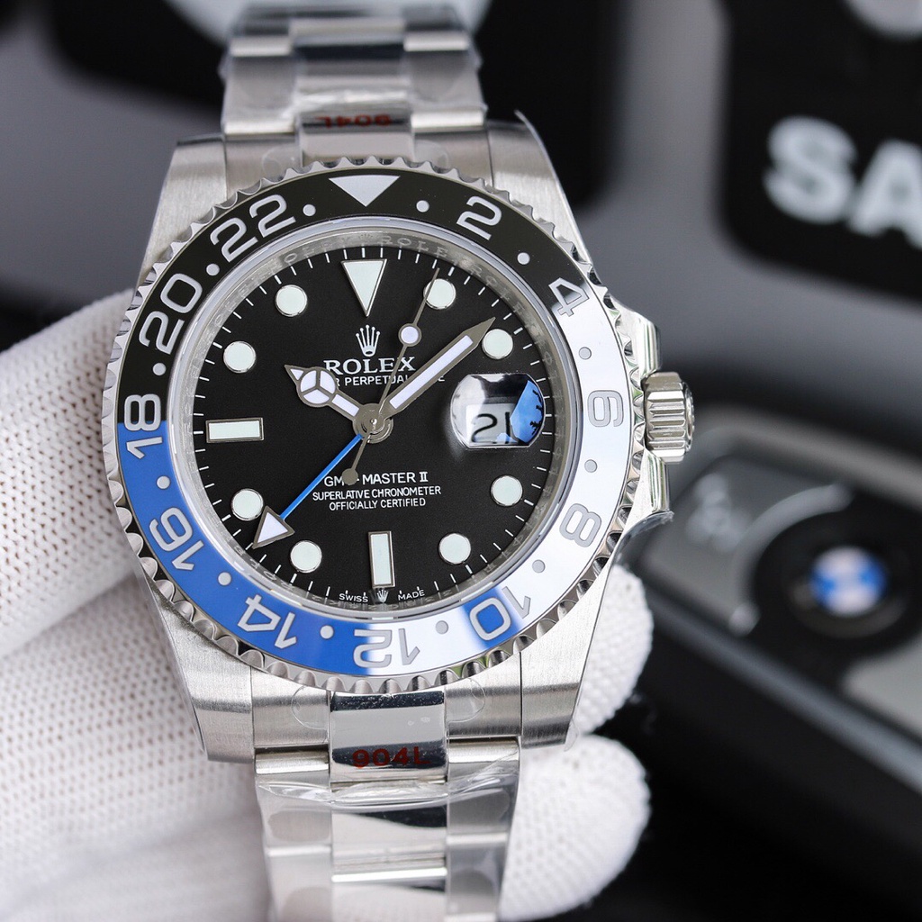 Role_greenwich Swiss 2836 กลไกอัตโนมัติ ขนาด 40 มม. กระจกแซฟไฟร์ เรือง ...