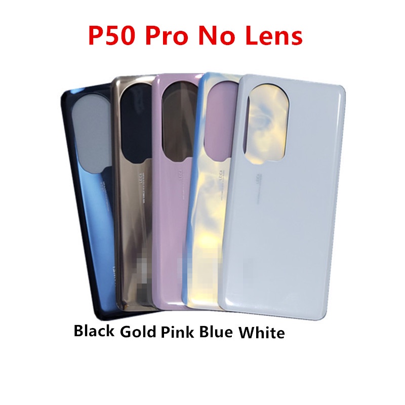 เคส สําหรับ Huawei P50 Pro 6.6 P50Pro" ฝาครอบแบตเตอรี่ ด้านหลัง กระจก แบบเปลี่ยน พร้อมโลโก้กาว ...