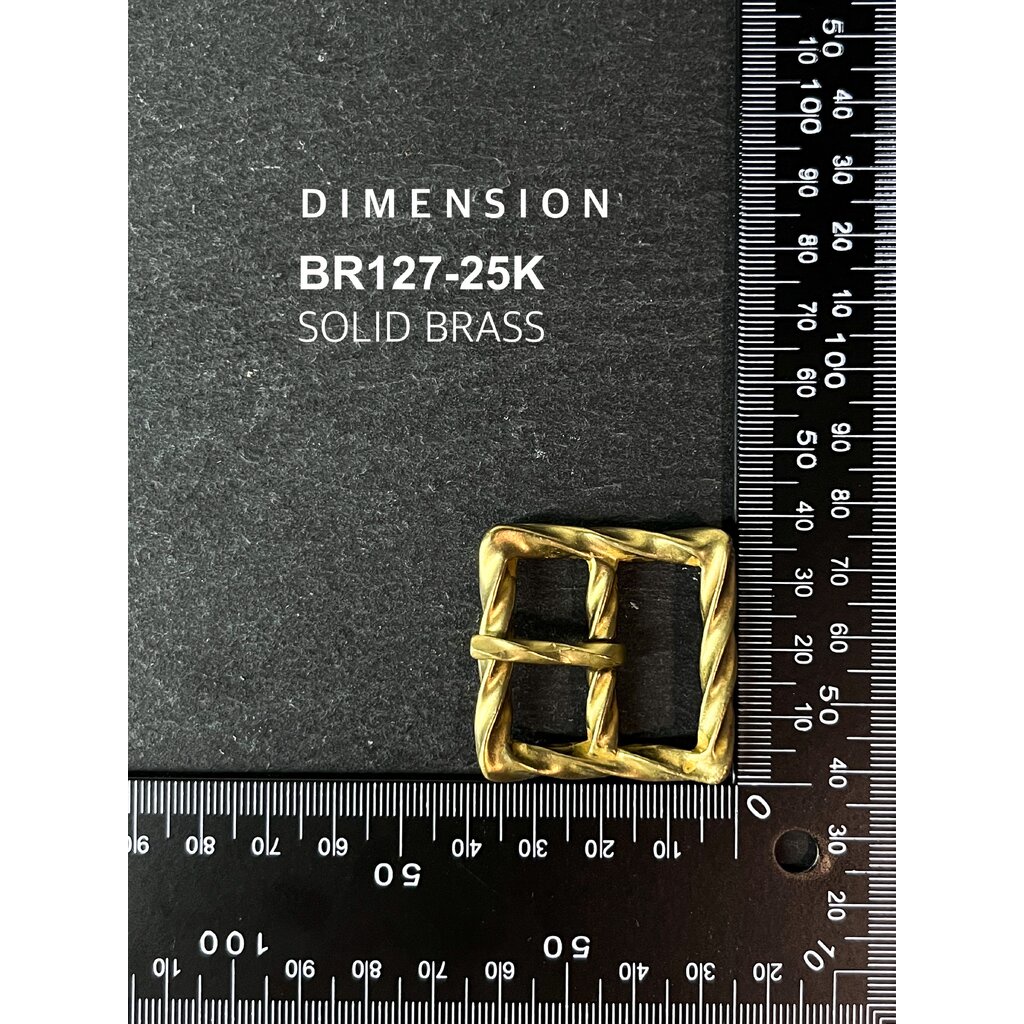 BR127-25K หัวเข็มขัดปรับสายกระเป๋า ขนาด 25มิล อะไหล่ทองเหลืองแท้ *ราคา ...