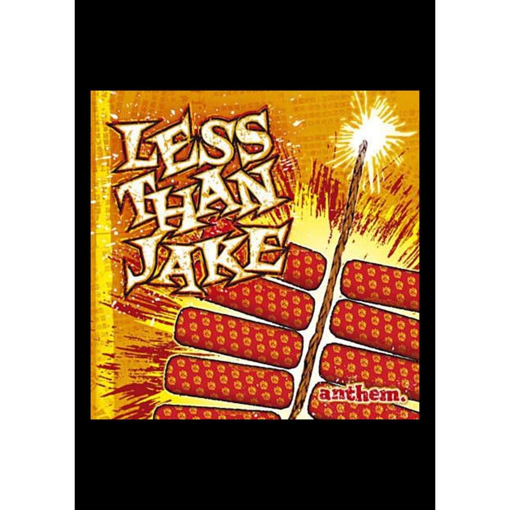 ความร้อน Less THAN JAKE Punk Rock & Roll Glam ถังขยะโลหะ สไตล์พังก์ร็อค ...