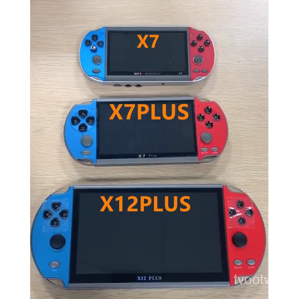 เกมมือถือคอนโซล X12PLUS รุ่นพกพา X7 X7PLUS เกมมือถือคอนโซล64บิต GBA ภาคพีเอสพร้อมอาเขต NES ...