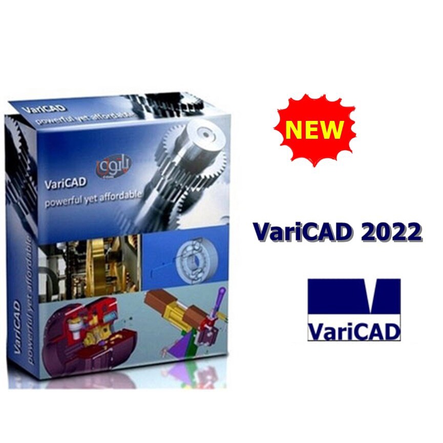 VariCAD 2022 v2.06 (x64) โปรแกรมเขียนแบบ CAD 2D / 3D | Shopee Thailand