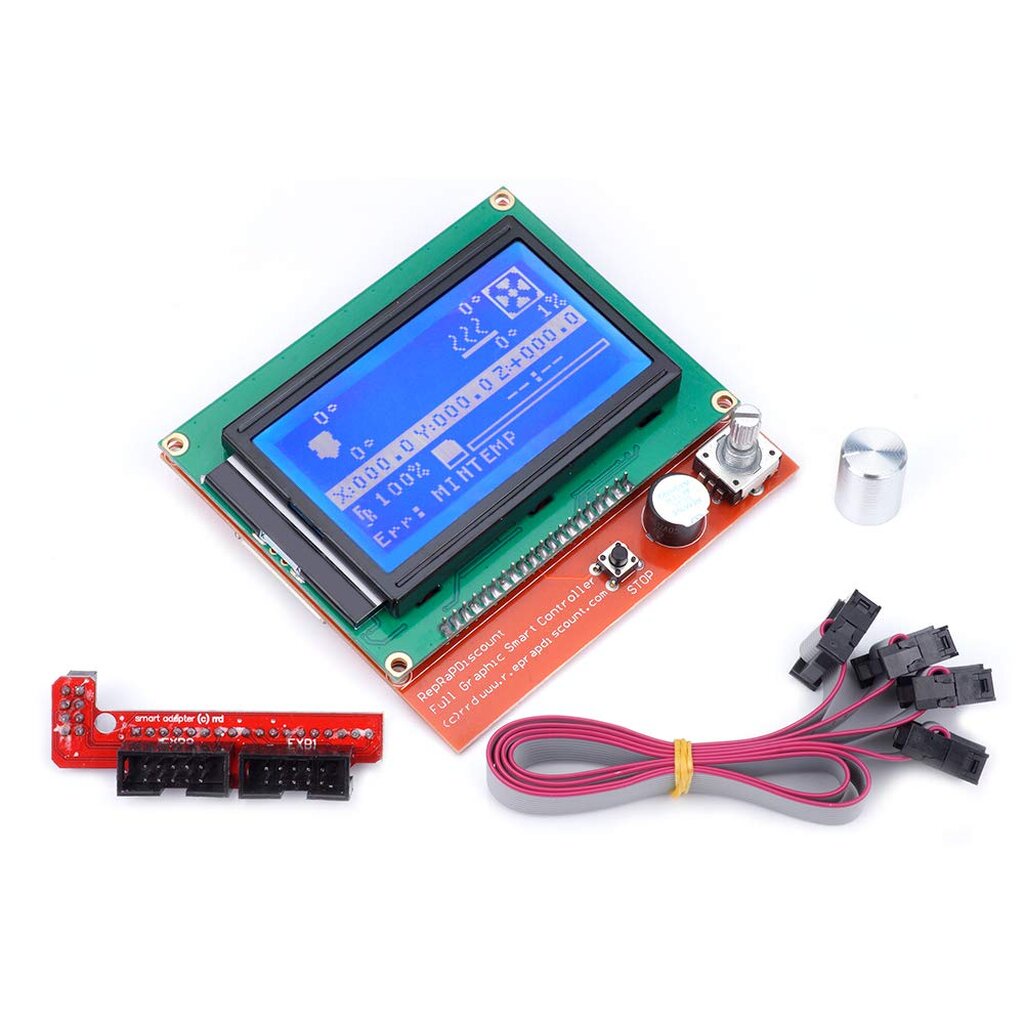 3D Printer Smart Controller RAMPS 1.4 with LCD 12864 Control Panel | Shopee Thailand