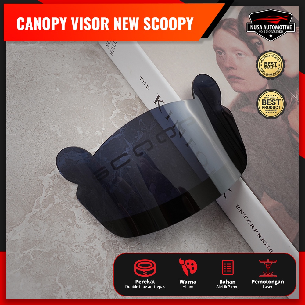 ใหม่ล่าสุด อุปกรณ์เสริมรถจักรยานยนต์ Nsa VISOR สําหรับ CANOPY SCOOPI ...
