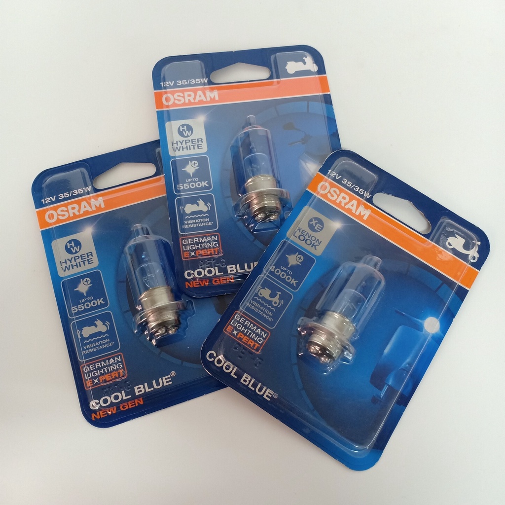 หลอดไฟหน้า OSRAM T19 Cool Blue (62337-CB.RV) ออสแรม หลอดไฟ หลอดไฟหน้า ...