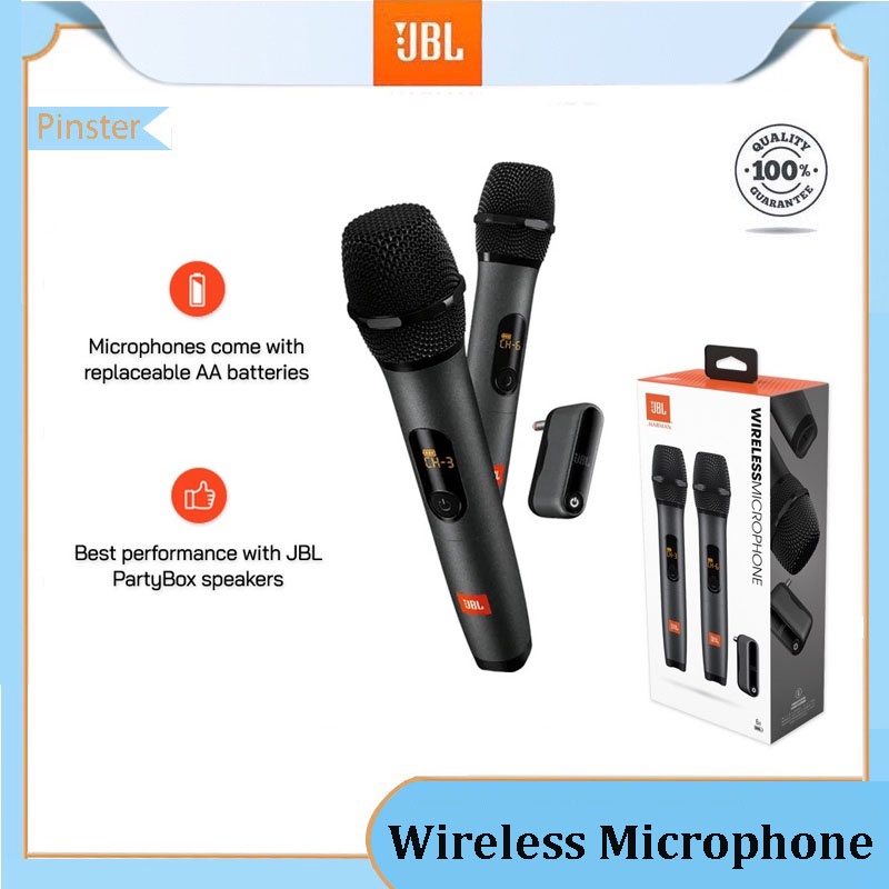 Jbl ไมโครโฟนไร้สาย JBL PartyBox ไมโครโฟนไร้สาย UHF | Shopee Thailand