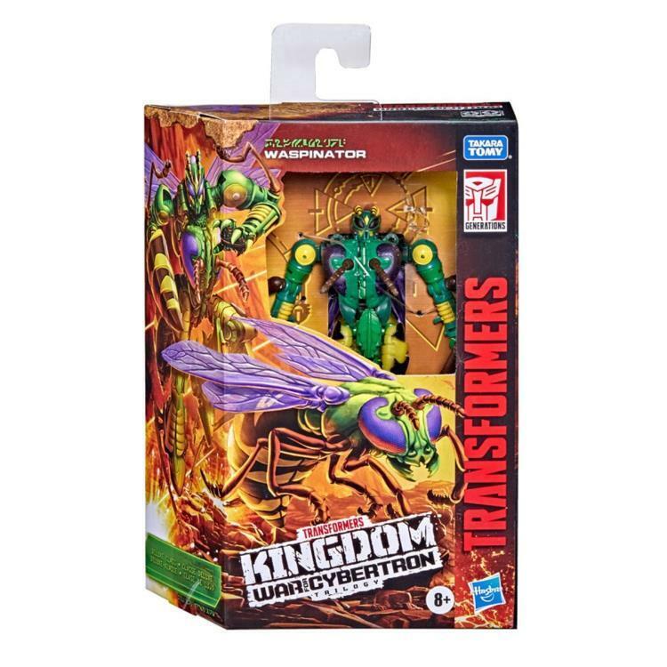 Transformers War For Cybertron: Kingdom Deluxe Waspinator Action Figure ...