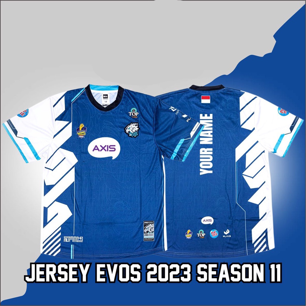 Evos JERSEY EVOS เสื้อยืดลําลอง แขนสั้น ทรงหลวม ลาย SEASON 11 เหมาะกับ ...