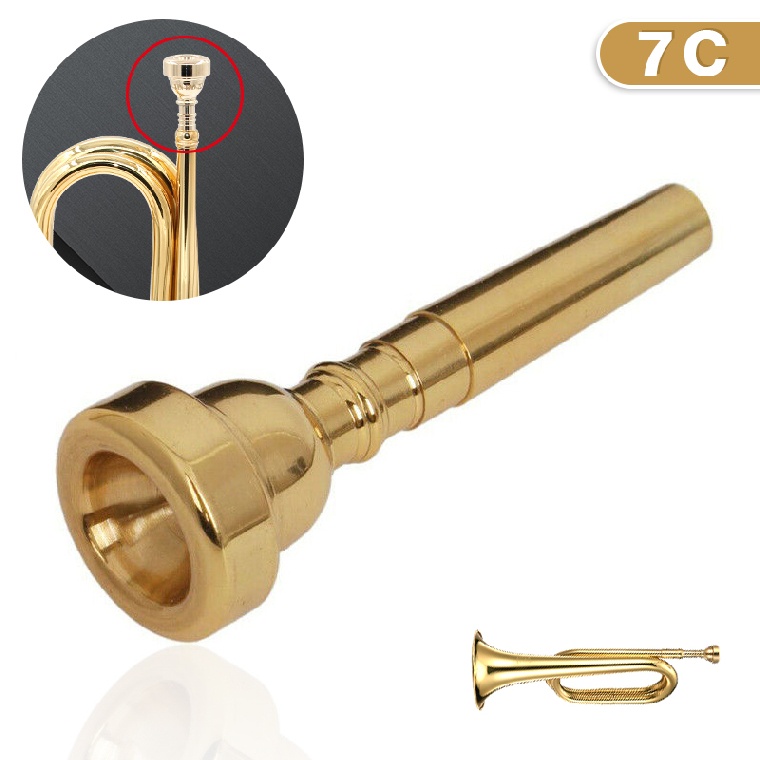 Professional Instruments Bach Standard Gold Coated 7C Trumpet ...