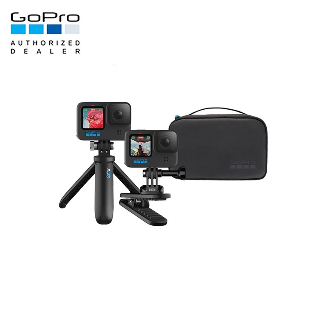 GoPro Travel Kit (Shorty + Magnetic Swivel Clip + Compact case) For All ...