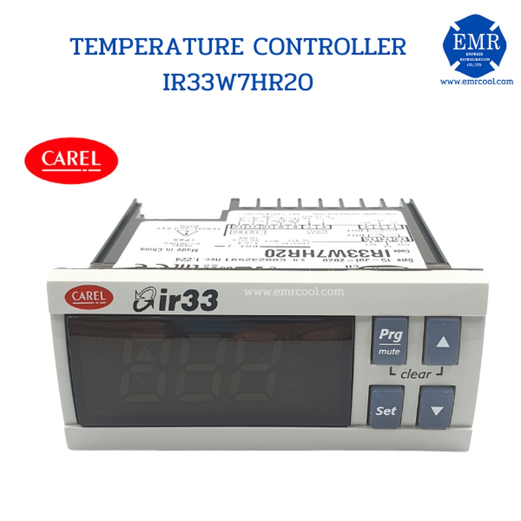 CAREL(คาเรล) เครื่องควบคุมอุณหภูมิ เทอร์โมดิจิตอล IR33W7HR20 | Shopee Thailand