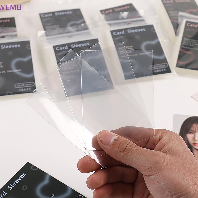 Wemb ใหม่ ฟิล์มใส ป้องกันรอย กรด CPP HARD สําหรับโฟโต้การ์ด อัลบั้ม 1 ถุง 50 ชิ้น | Shopee Thailand