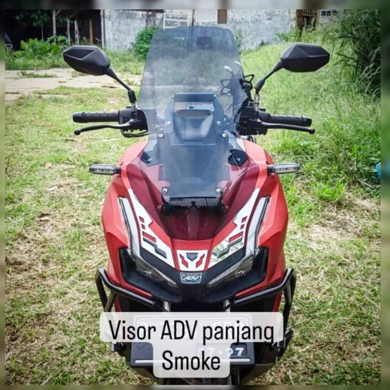 Hitam Adv 160 HIGH STANDARD Windshield Visor ควัน Rayben Clear Black ...