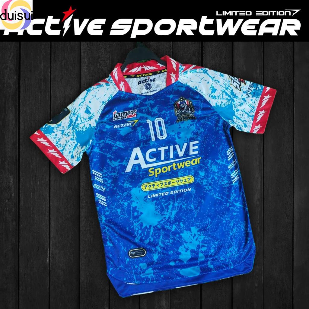 Duisui เสื้อพิมพ์ลาย เสื้อบอล คอวีห้าเหลี่ยม คอใหญ่ ผ้าไมโครริ้วเงา No.V.27 | Shopee Thailand