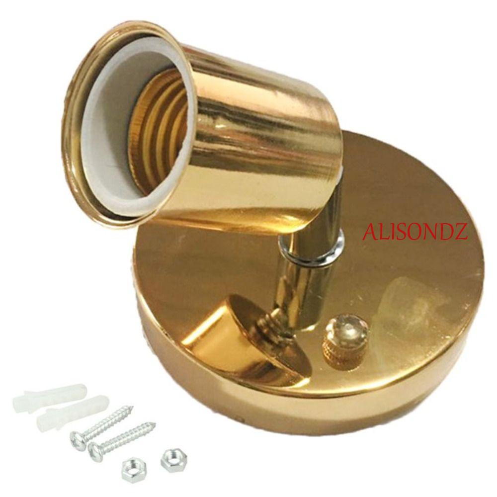 ALISONDZ ฐานหลอดไฟ E27 แบบสกรู สไตล์โบราณ สําหรับติดผนังบ้าน | Shopee Thailand