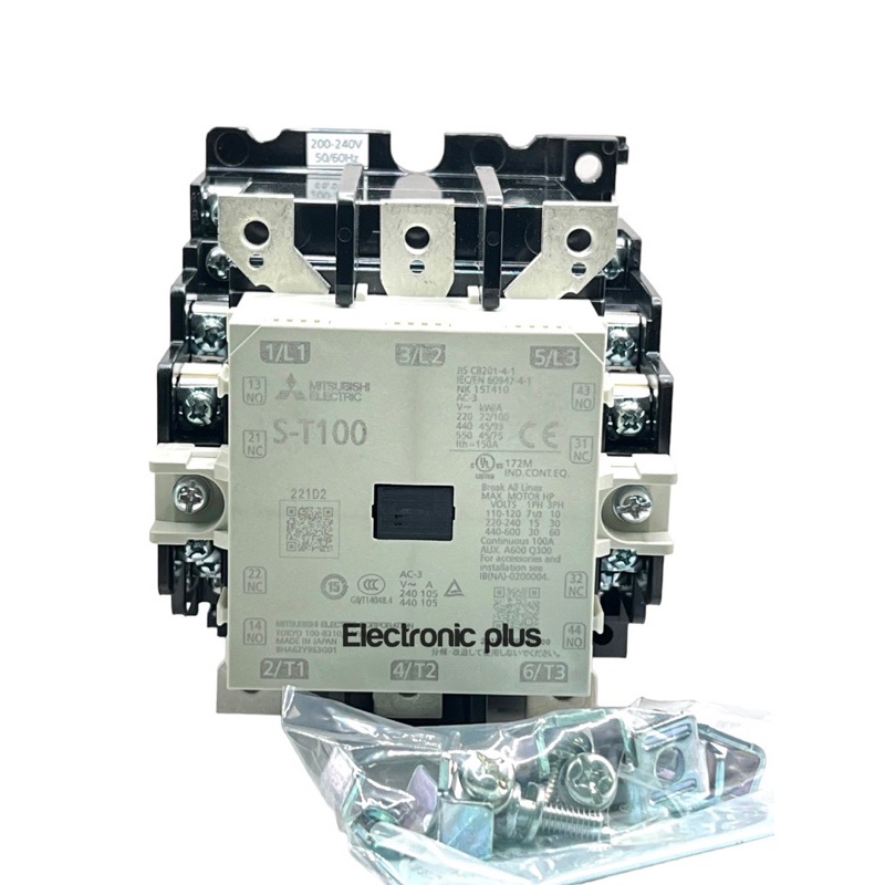 แมกเนติก คอนแทคเตอร์ Mitsubishi S-T100 Coil คอยน์ 220V Magnetic ...
