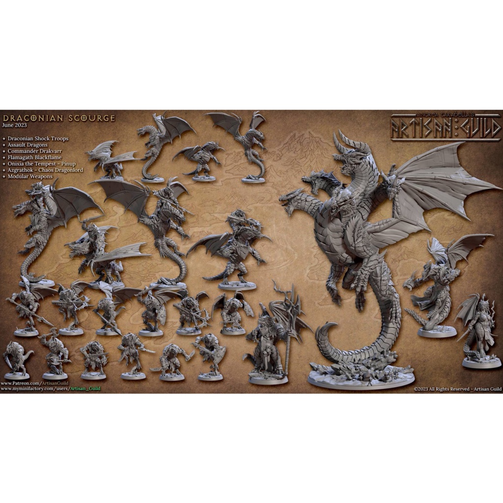 ปากกาหมากรุก ลาย Dragon Knight Mage DND 3D สีขาว สําหรับเล่นเกมกระดาน ...