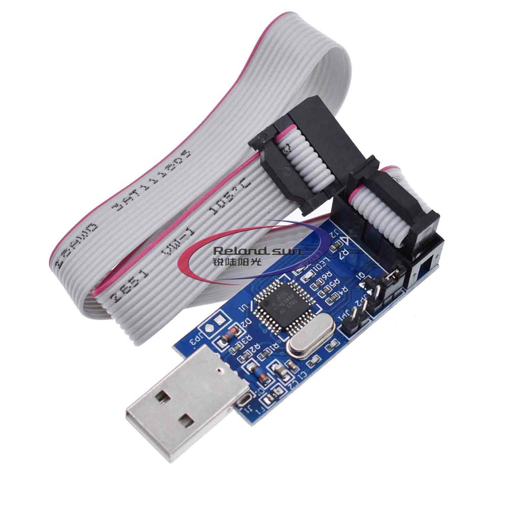 โปรแกรมเมอร์ USBASP USBISP AVR USB ISP USB ASP ATMEGA8 ATMEGA128 รองรับ Win7 64 1 ชิ้น | Shopee ...