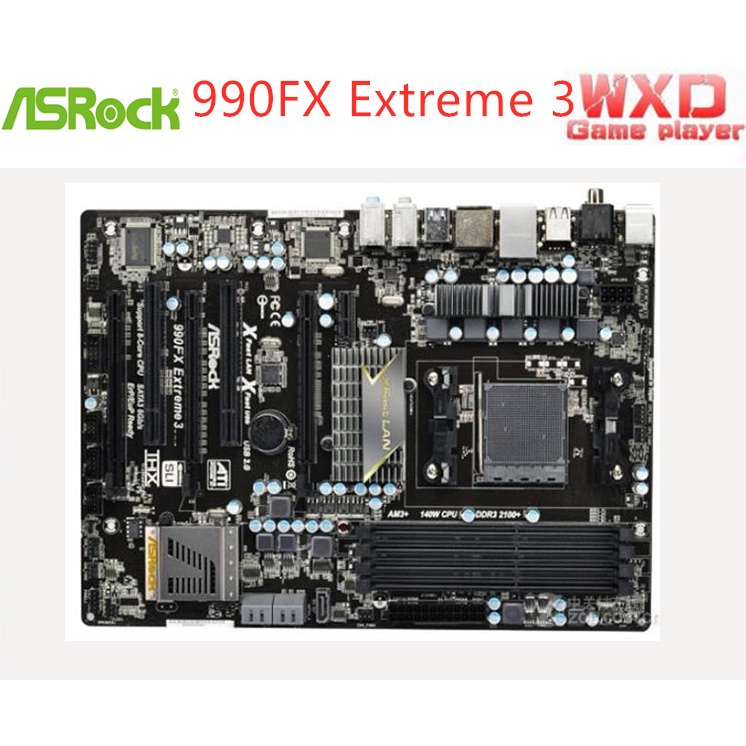 เมนบอร์ดซ็อกเก็ต AM3+ สําหรับ ASRock 990FX Extreme 3 AMD 990FX 990X ...