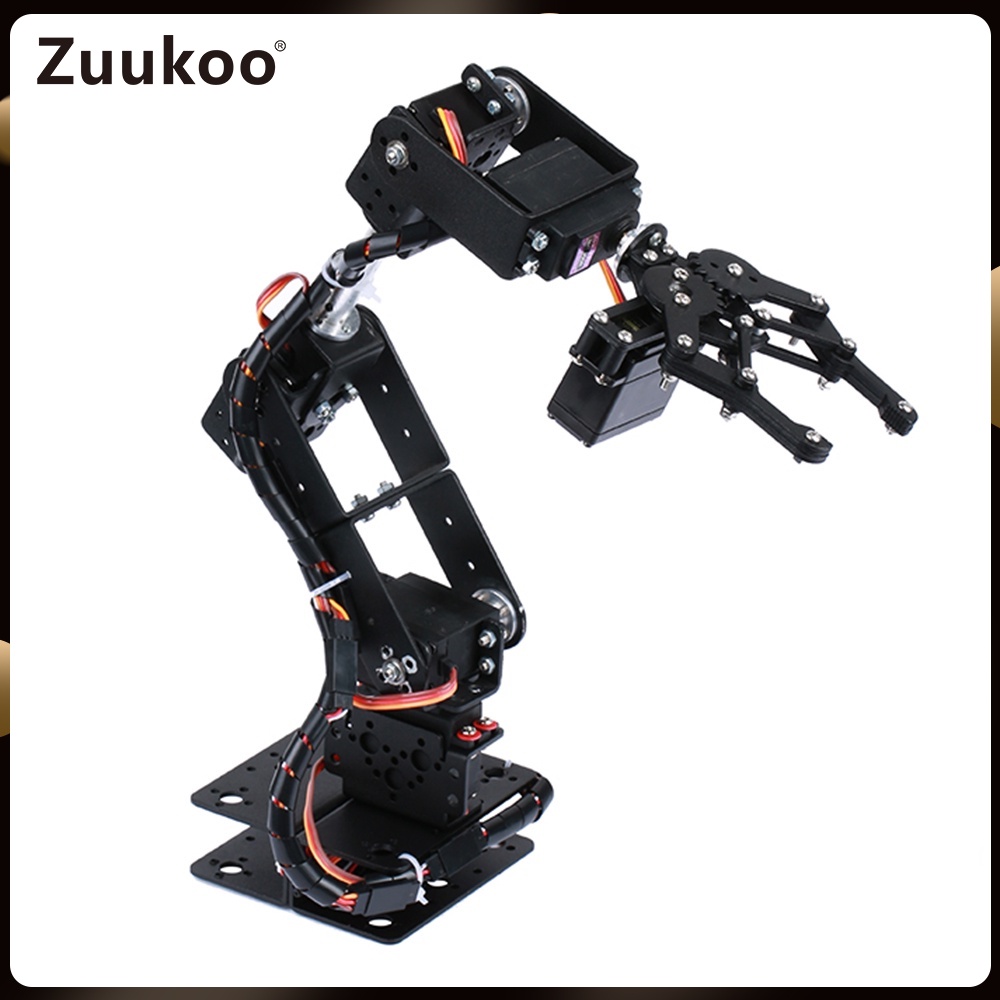 Robotic Arm Kit 6DOF Programming Robot Arm DIY Programming Robot Kit ...