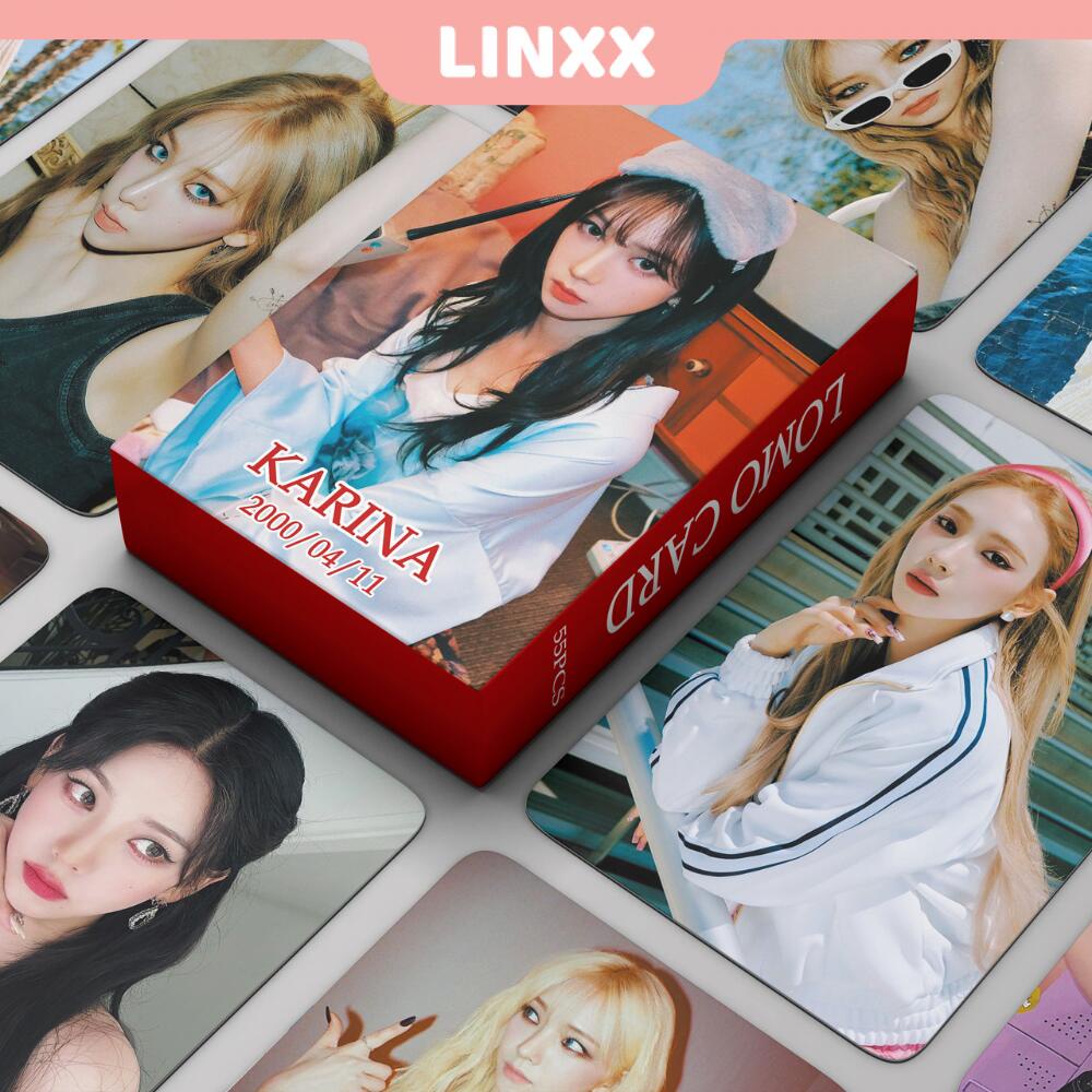 Linxx โปสการ์ด อัลบั้มรูป Aespa KARINA Lomo Card Kpop 55 ชิ้น | Shopee Thailand