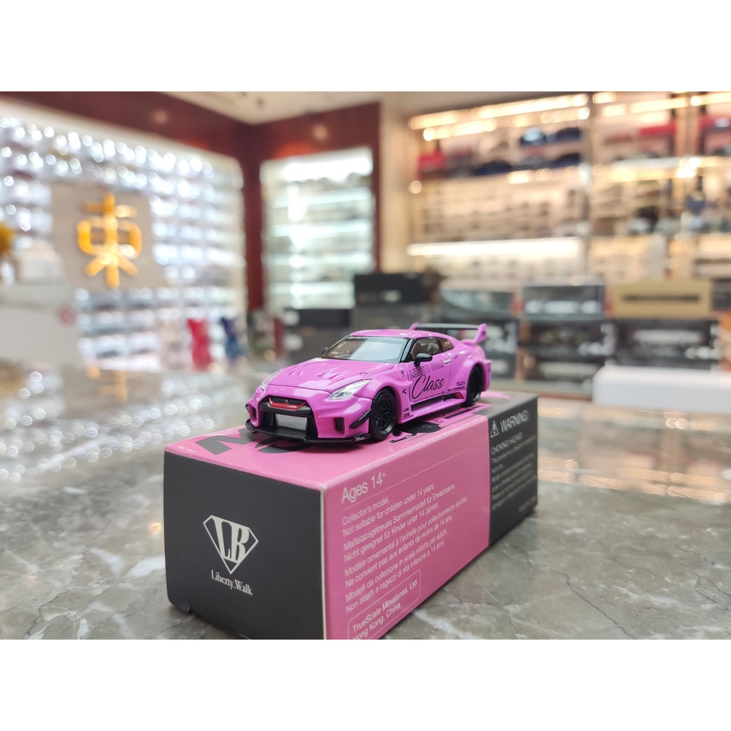 [Ingenious] โมเดลรถยนต์อัลลอย ขนาดเล็ก GT 1: 64 GT-R R35 Pink Ver.1 ...