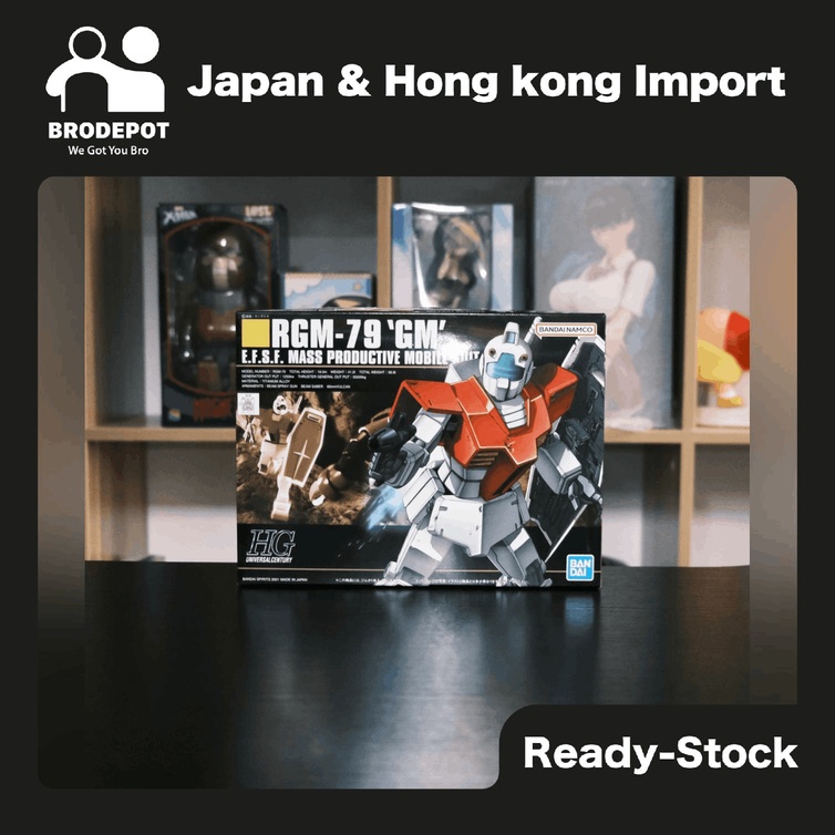 [Ready stock] Bandai HGUC 020 Gundam RGM-79 GM MASS PRODUCTIVE 1/144 Scale Kit | Shopee Thailand