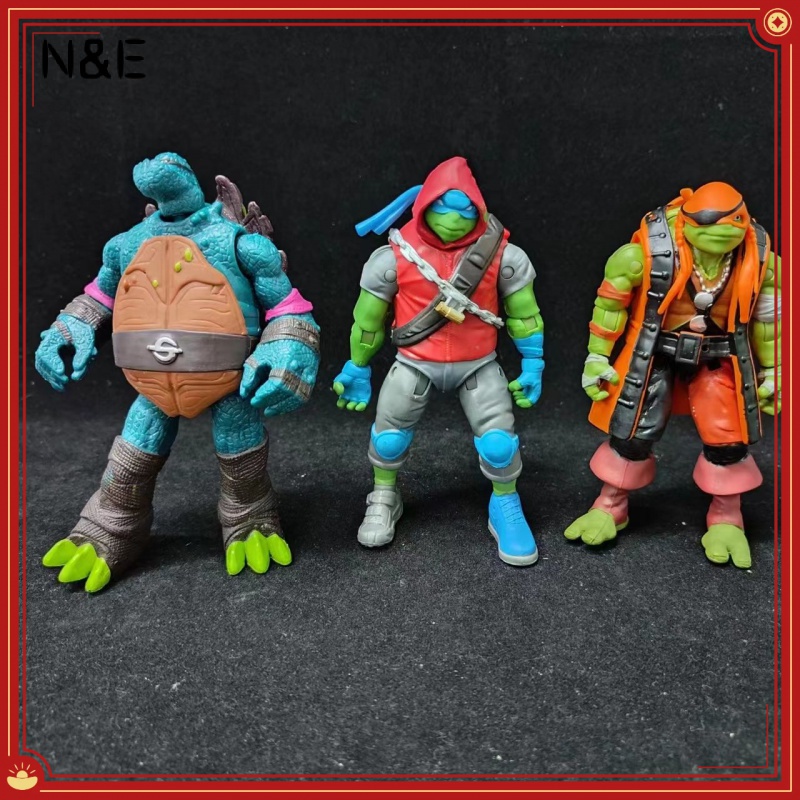 ของเล่นตุ๊กตาฟิกเกอร์ อนิเมะ Ninja God Turtle 2 แบบยางนิ่ม | Shopee ...
