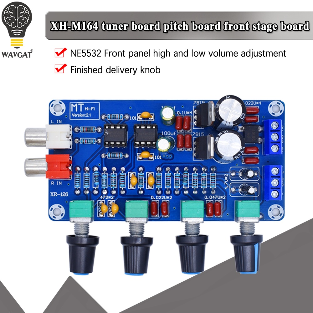 Xh-m164 NE5532 บอร์ดโมดูลขยายเสียงสเตอริโอ 4 ช่อง 4CH ควบคุมวงจร ...