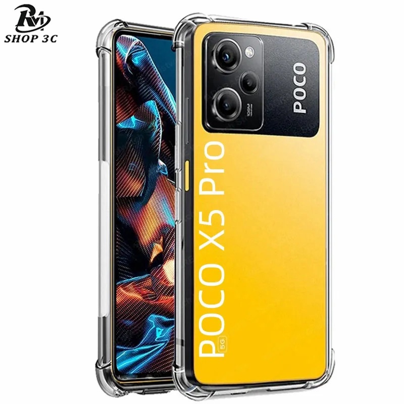 กรณีโทรศัพท์มือถือใสกันกระแทกใช้สำหรับ Xiaomi Mi POCO M7 C75 C65 C55 C50 C40 F5 X7 X6 X5 X4 X3 ...