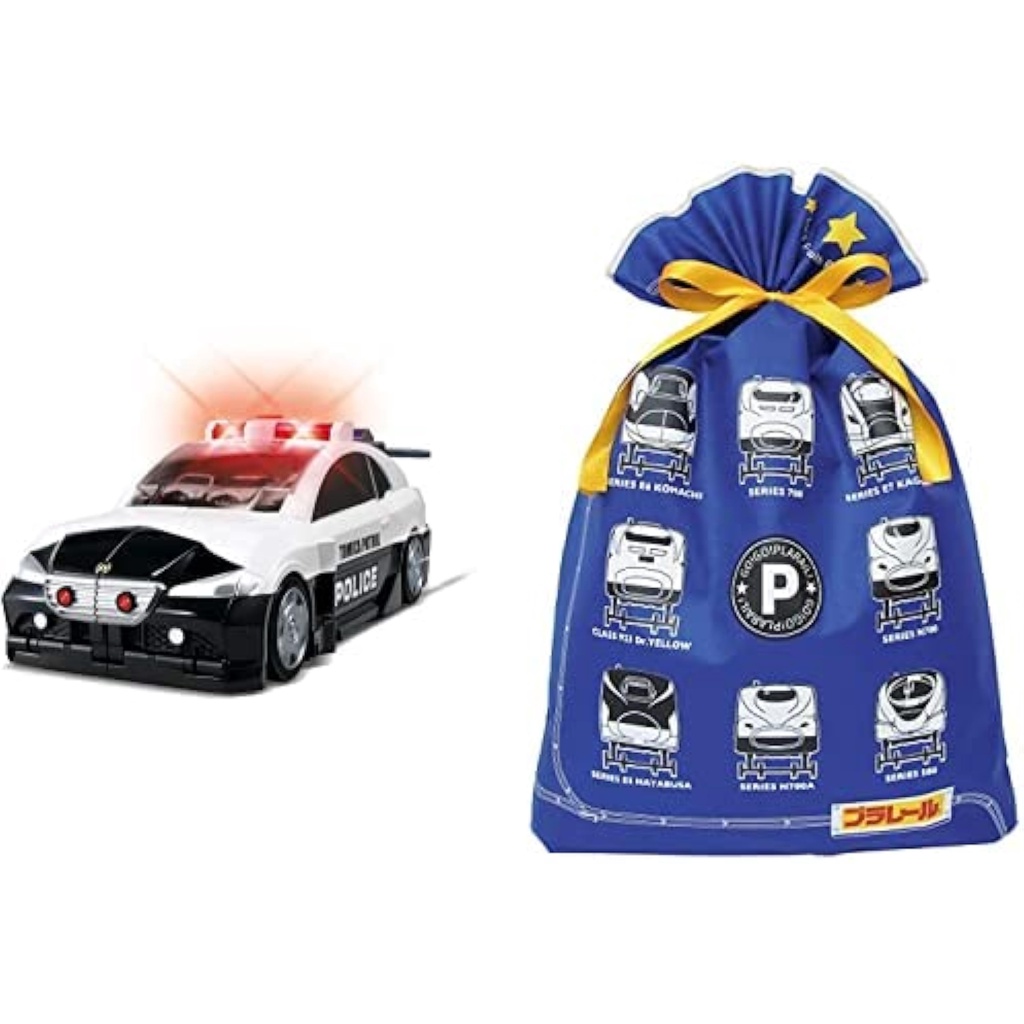 Takara Tomy ถุงของขวัญ ลาย Tomica Transformed To Big! Deca Patrol Car ...