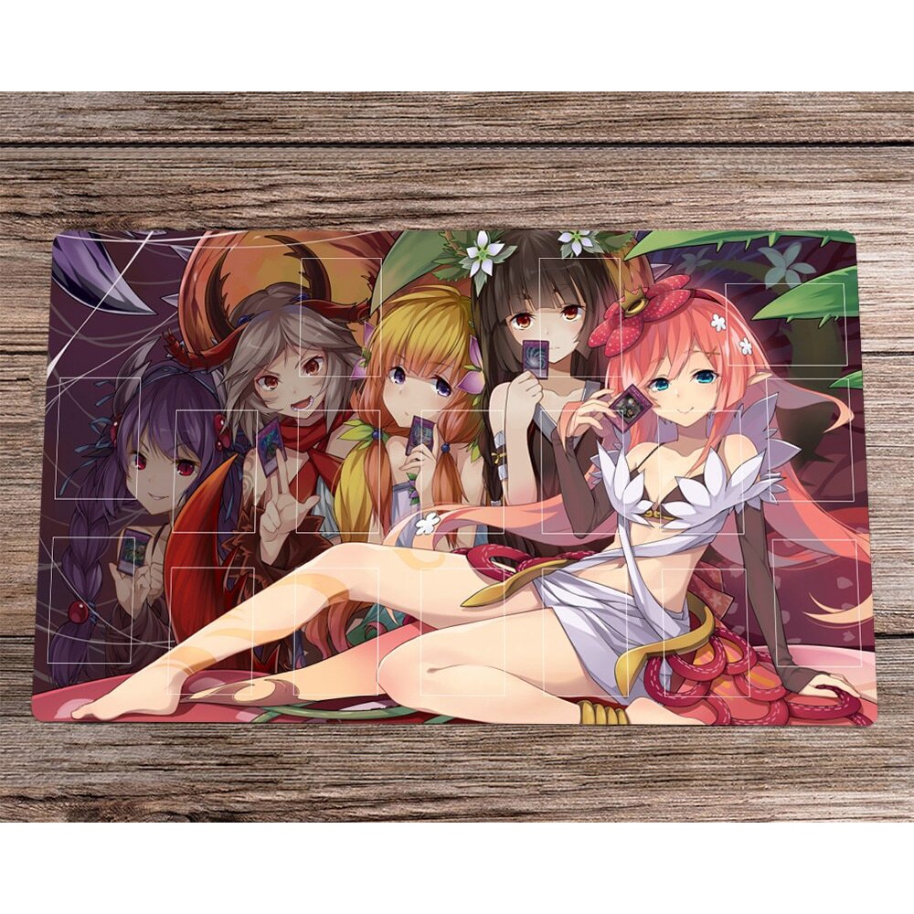 ใหม่ Yu-Gi-Oh! Tcg CCG Duel Playmat Traptrix Master แผ่นรองเมาส์ กันลื่น สําหรับเล่นเกม | Shopee ...