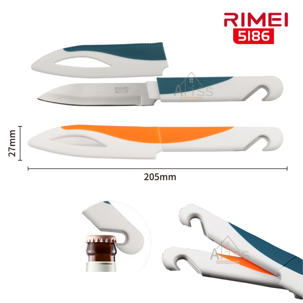 มีดปอกผลไม้ รุ่นRM5186 Jinda RIMEI มีดปอกผลไม้สแตนเลส มีดหั่นผัก ...