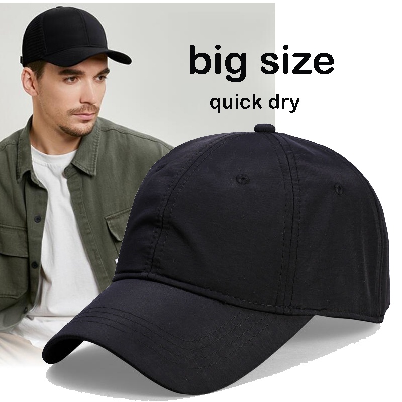big size baseball cap fashion quick dry 60-65 cm peaked caps new 2024 ...