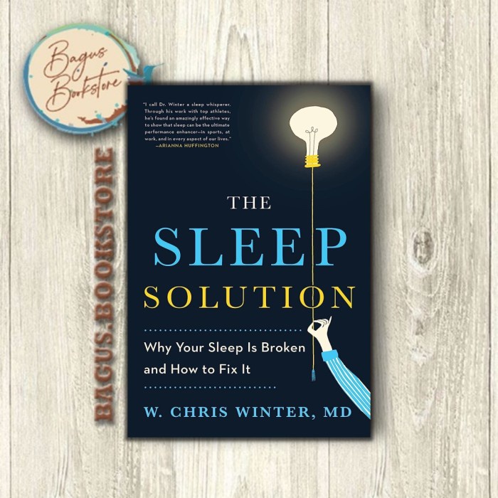 หนังสือ The Sleep Solution - Chris Winter (ภาษาอังกฤษ) | Shopee Thailand