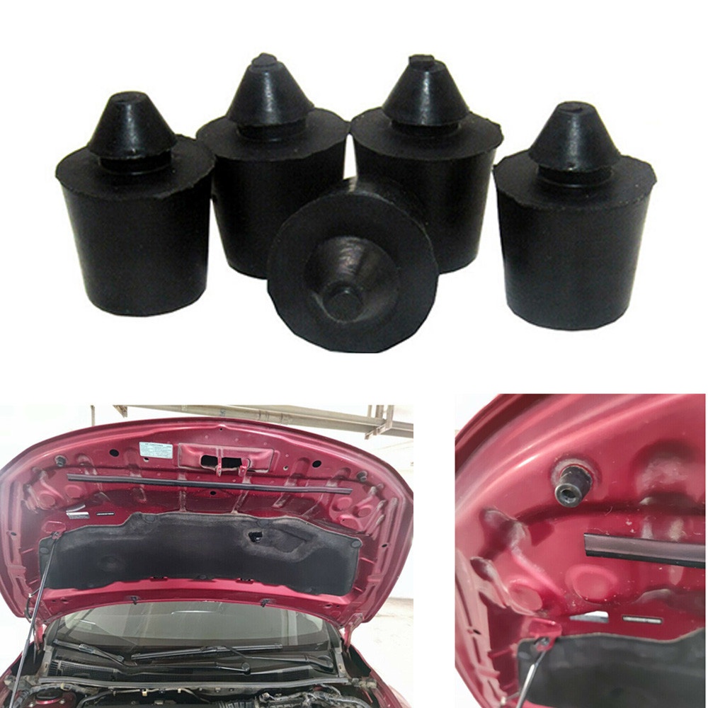 【GRCEKRIN】แผ่นยางกันชนฝากระโปรงหน้ารถยนต์ สีดํา สําหรับ Nissan Parts ...