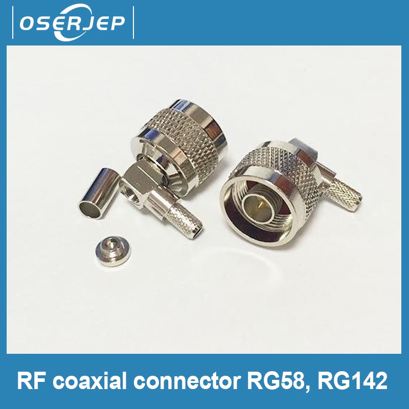 ปลั๊กเชื่อมต่อโคแอ็กซ์ RF RG58,RG142,RG400,LMR195 1 ชิ้น | Shopee Thailand