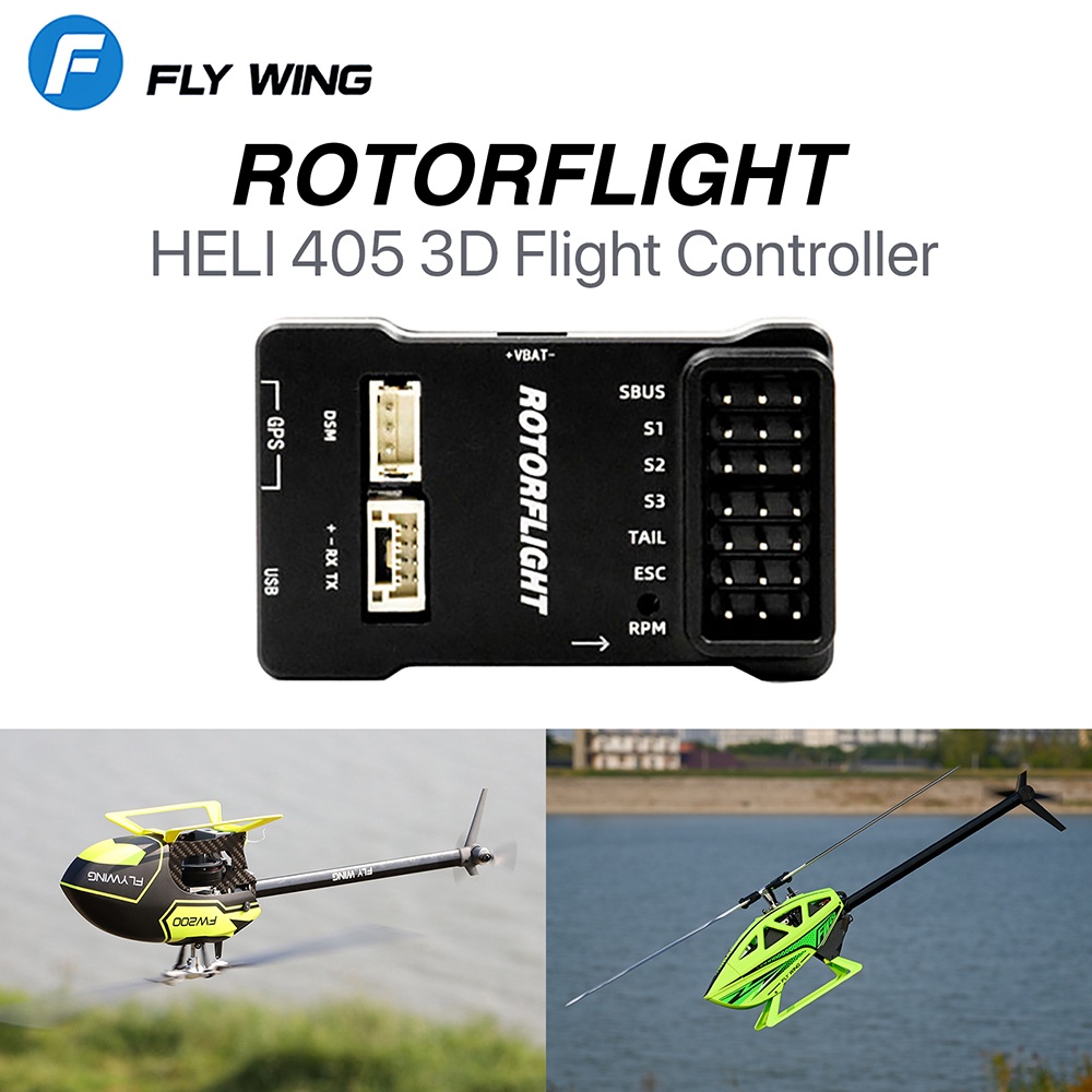 Fly Wing Rotorflight Heli 405 RF เฮลิคอปเตอร์ 3D FBL ระบบเฮลิคอปเตอร์ | Shopee Thailand