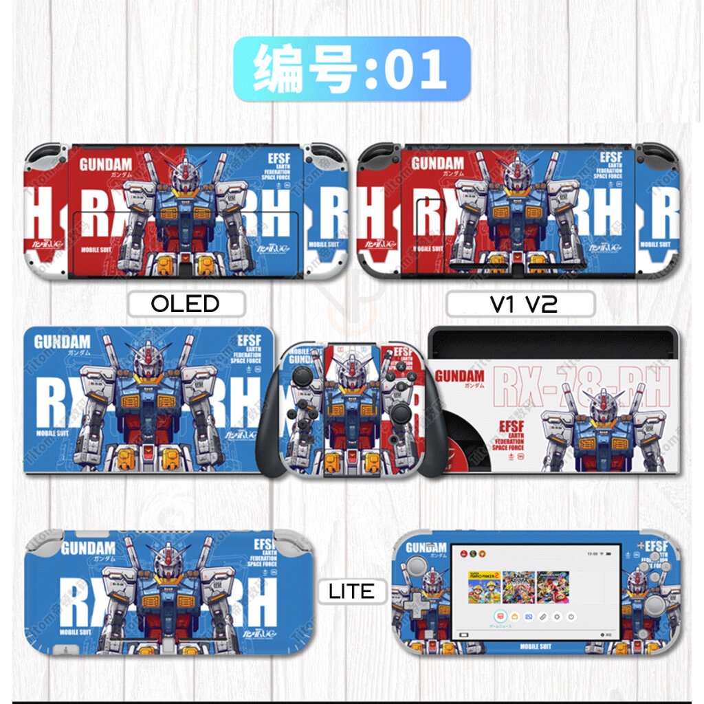 VP Sticker OLED [Collection 2] Nintendo Switch OLED สติ๊กเกอร์ ไม่ทิ้ง ...