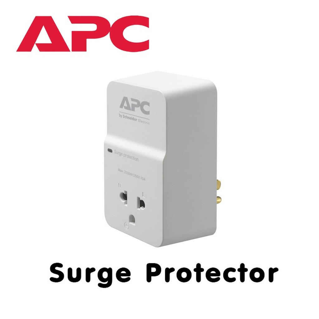APC Surge Protector PM1W-VN Home / Office SurgeArrest 1 Outlet 230V ...