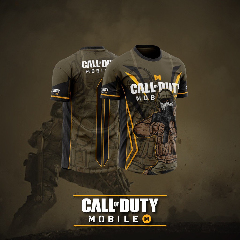 Call Of Duty Mobile Jersey Design CODM Jersey Call Of Duty T เสื้อ ...