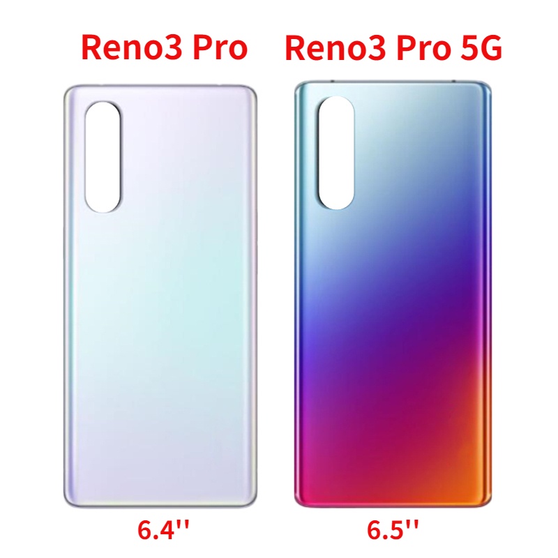 ใหม่ ฝาครอบแบตเตอรี่ด้านหลัง แบบเปลี่ยน สําหรับ OPPO Reno 3 Pro Reno3 ...