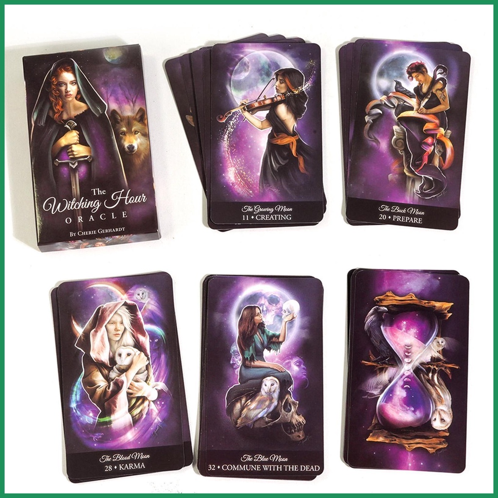 การ์ดเกมกระดาน The Witching Hour Oracle Fate Card Game For All Skill ...