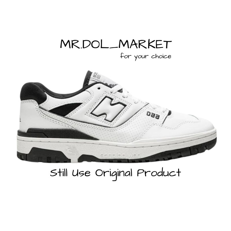ของแท้ 100% New Balance 550 BB550HA1 White Black Sneakers | Shopee Thailand