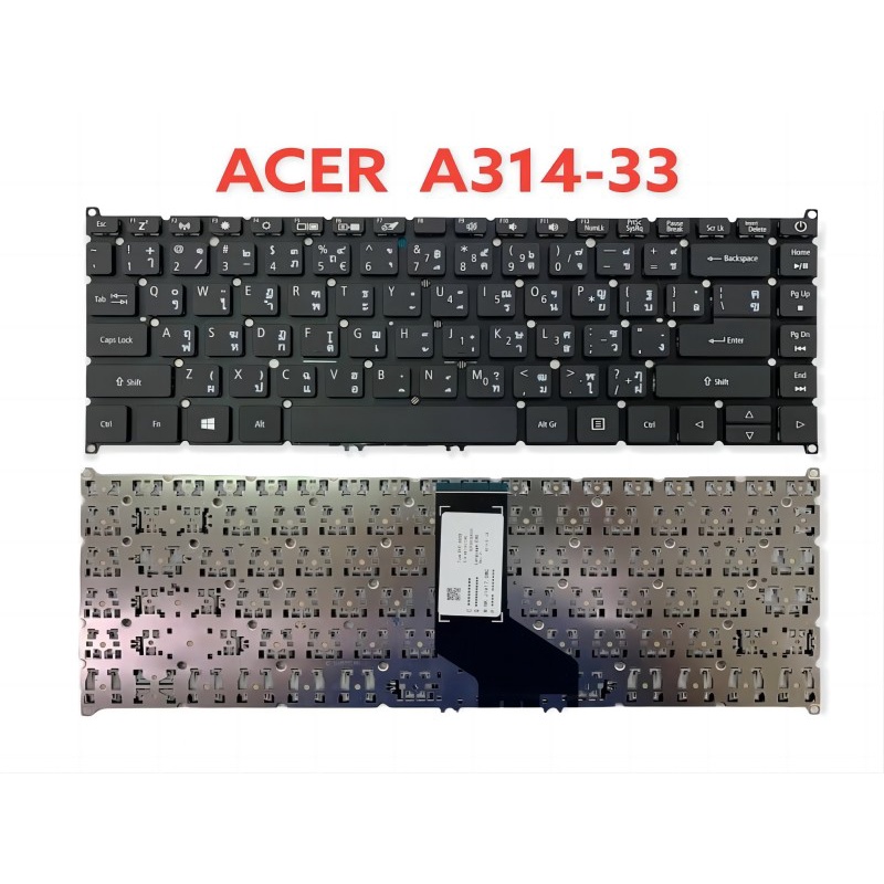 KEYBOARD ACER A314-33 ปุ่ม POWER /P214 /A314-22 A314-41 514-51G A514 ...