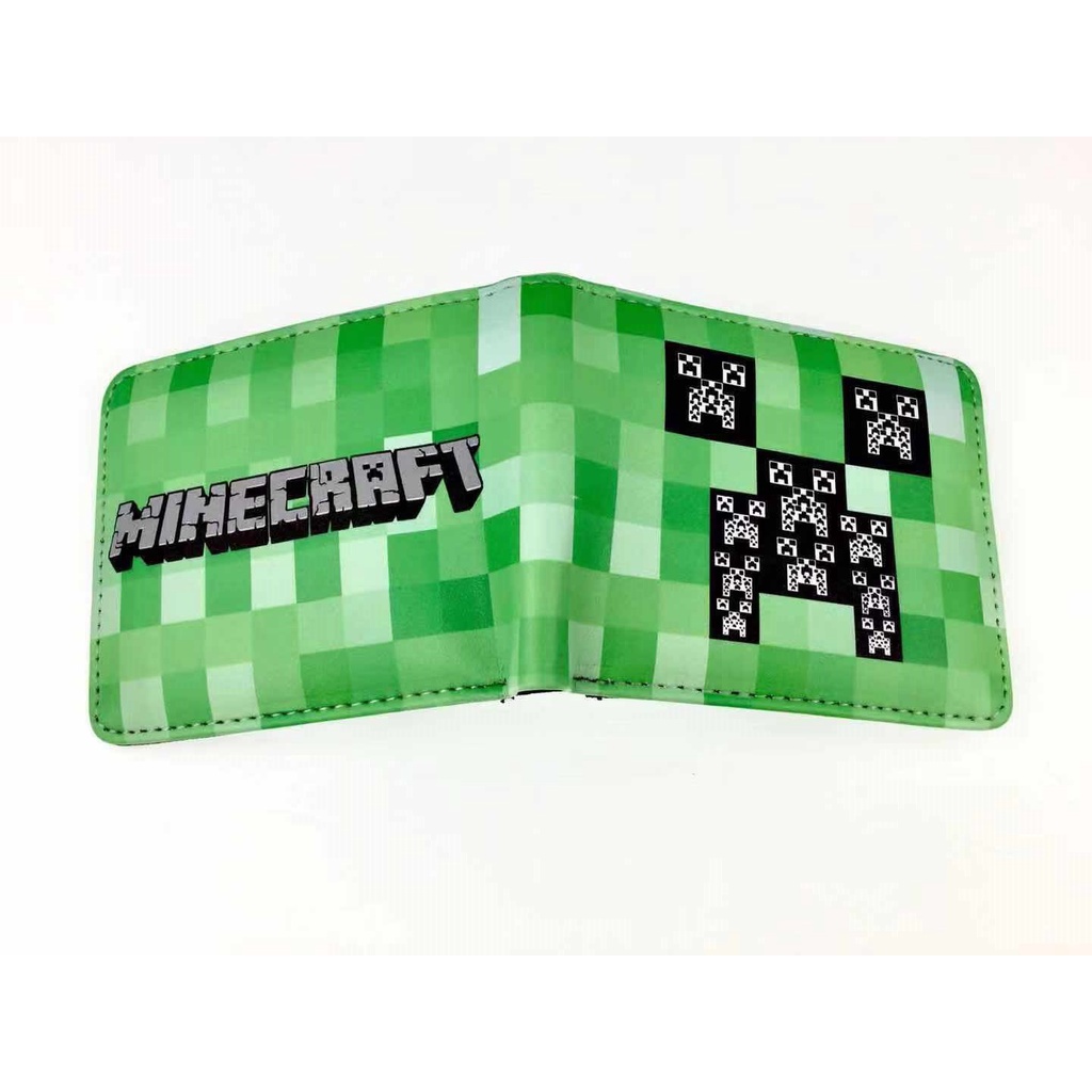 กระเป๋าสตางค์ หนัง PU ลายการ์ตูน Minecraft เหมาะกับของขวัญวันเกิด ...