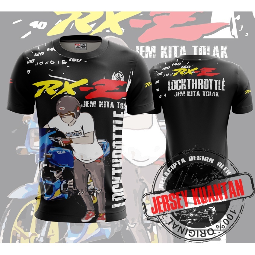 【พร้อมส่ง】Jersey Yamaha RXZ LOCK THROTTLE (แขนสั้น) | Shopee Thailand