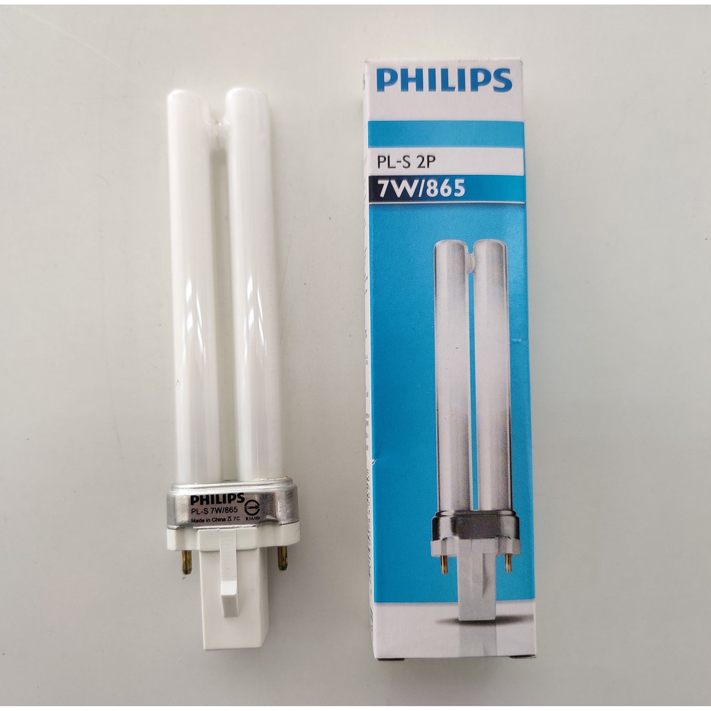 แสงไฟ หลอดตะเกียบ Philips แบบเสียบ PL-S 7W/9W/11W | Shopee Thailand