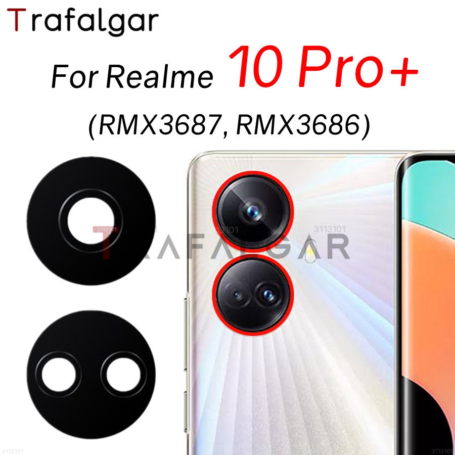 เลนส์กระจกกล้องด้านหลัง แบบเปลี่ยน สําหรับ Realme 10 Pro+ Plus 5G ...